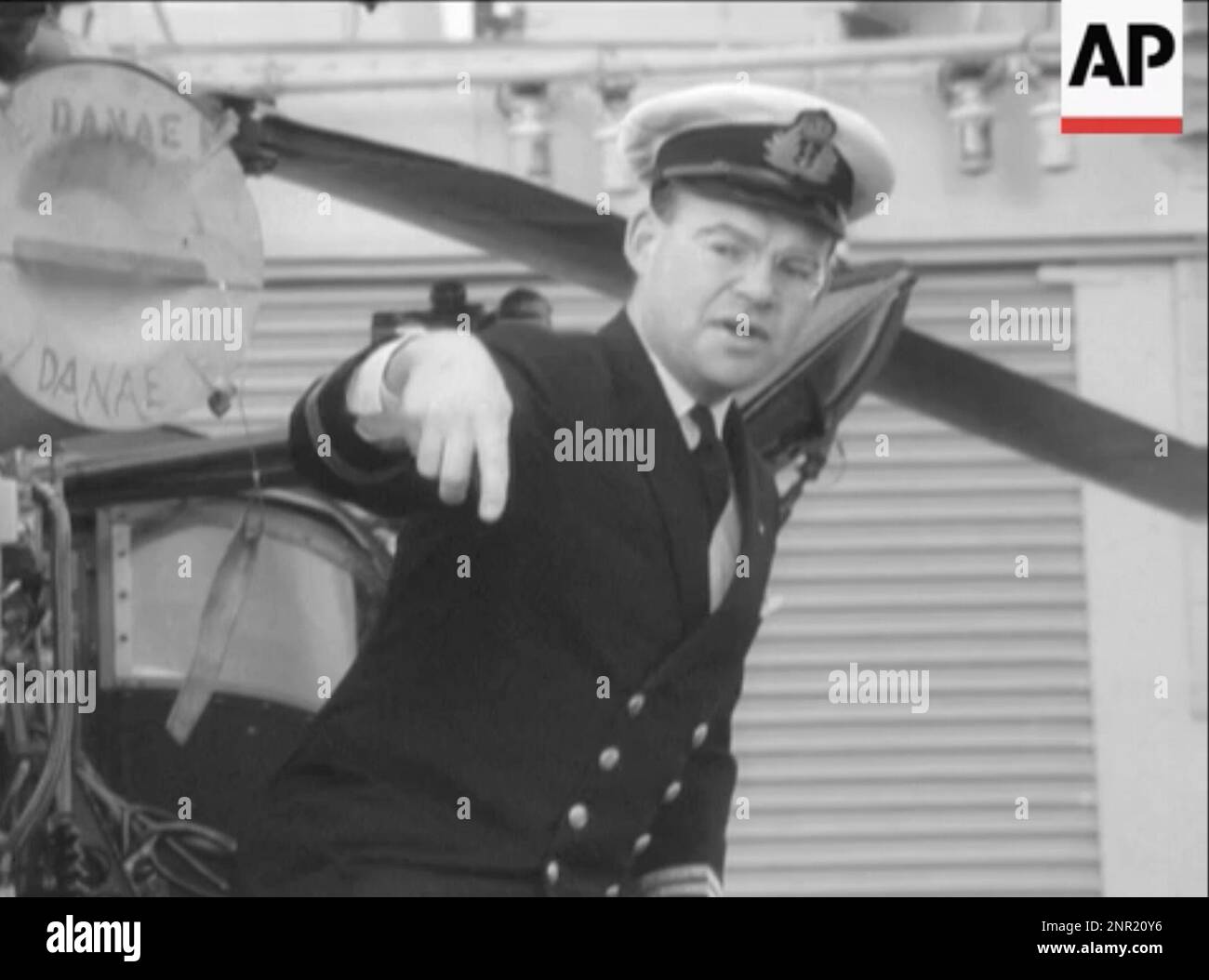 In this image from video taken on Feb. 1, 1971 Lt. Cmdr. Robert ...