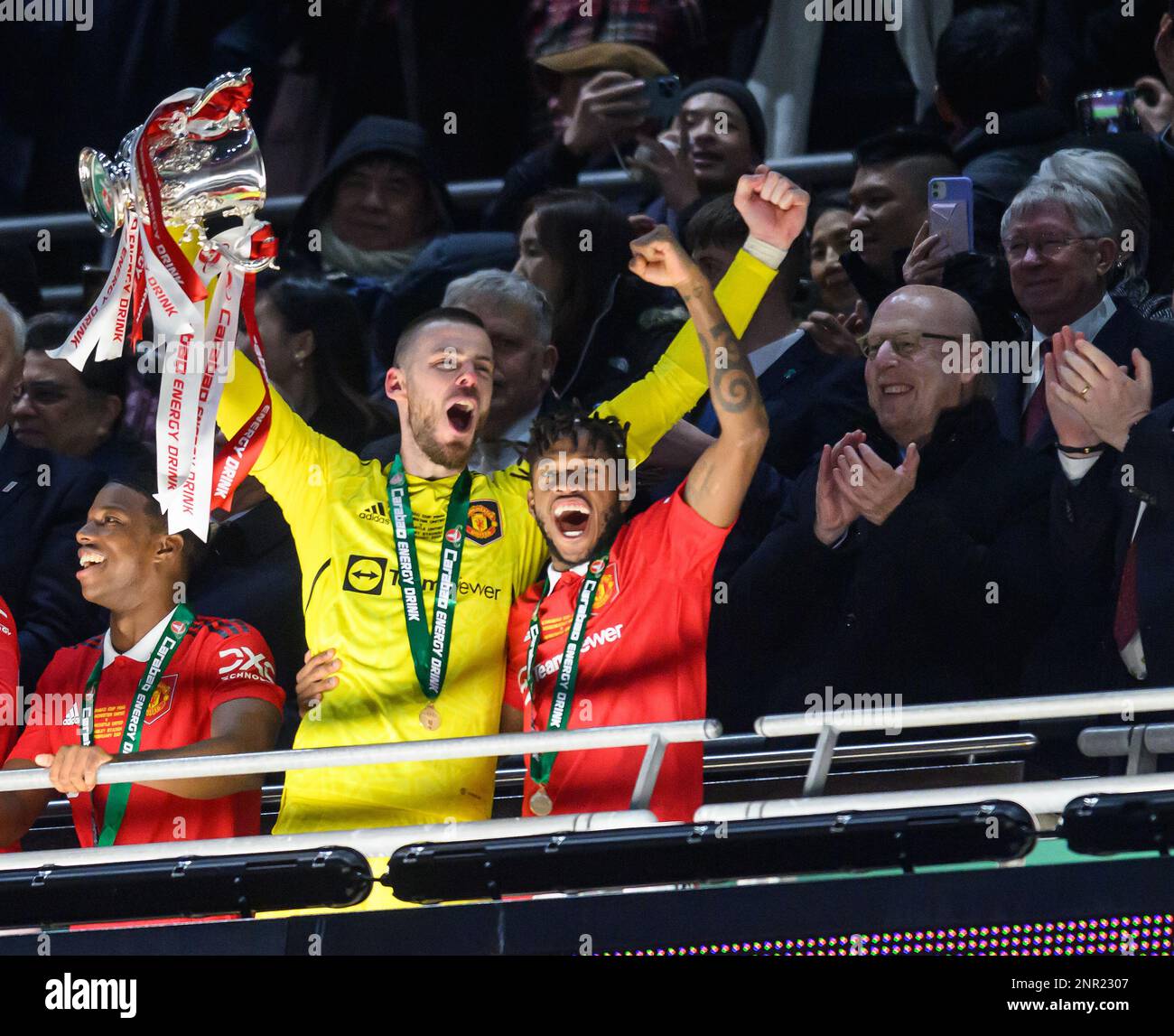 London, UK. 26th Feb, 2023. 26 Feb 2023 - Manchester United v Newcastle United - Carabao Cup ...