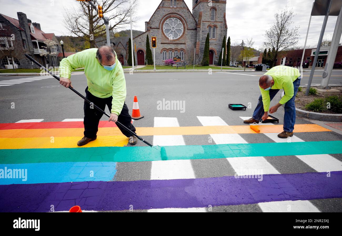 Tim Hosier, left, and Matt Pevzner of the Great Barrington Highway ...