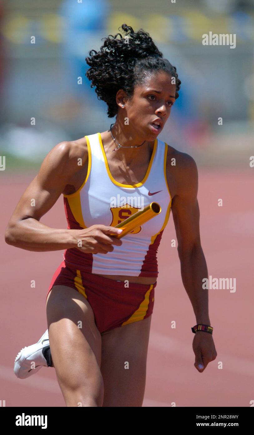 Alexis Weatherspoon runs opening leg of the University of Southern ...