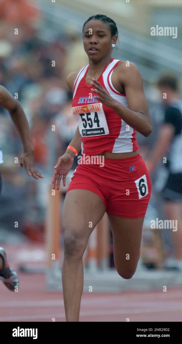 Dallas Skyline High junior Krystin Lacy wins girls 100-meter heat in 11 ...