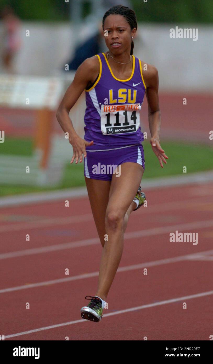 Muna Lee of LSU wins women's 100-meter heat in 11.41 seconds in the ...