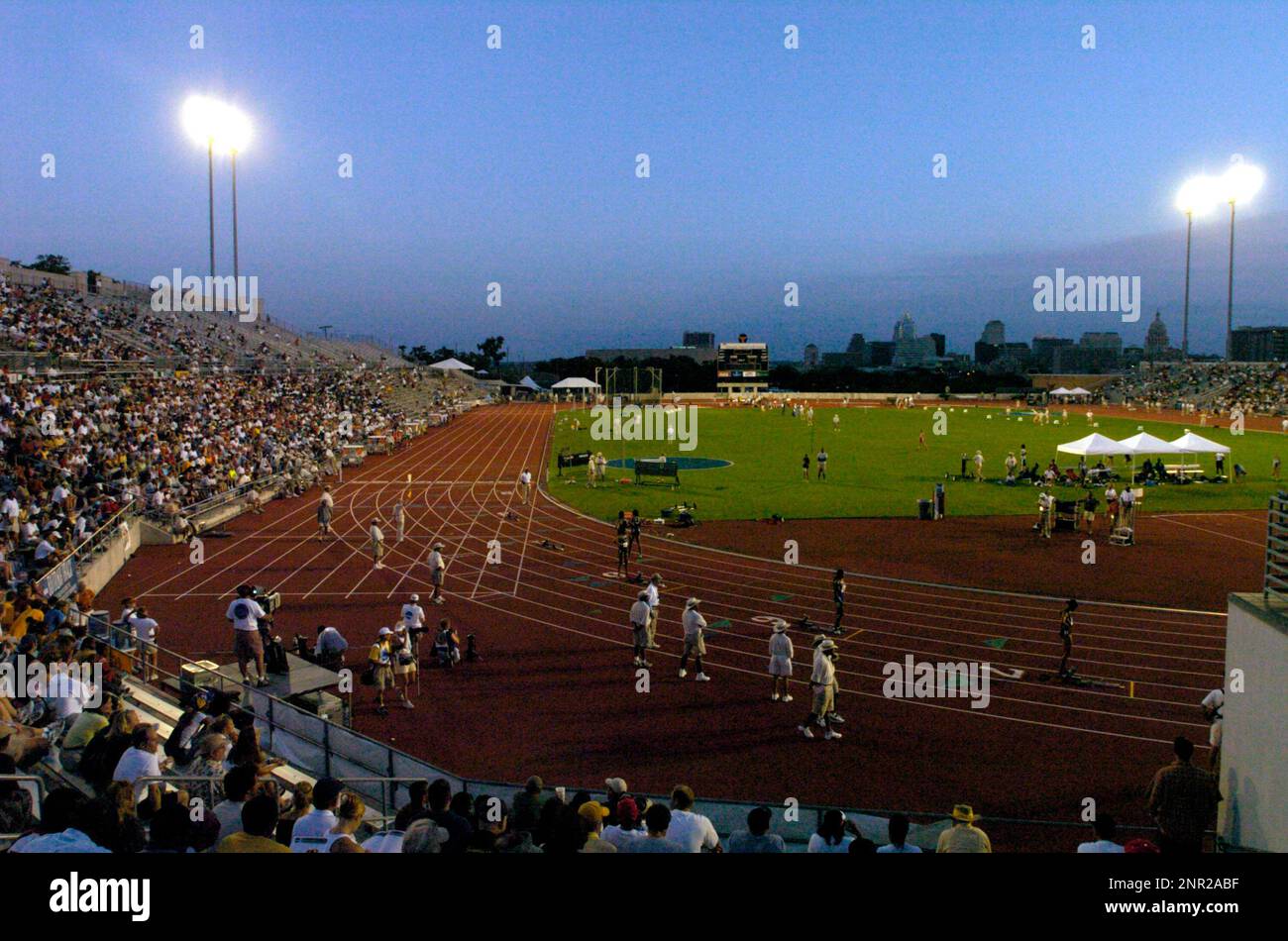 General view of Mike A. Myers Stadium during the NCAA Track & Field ...