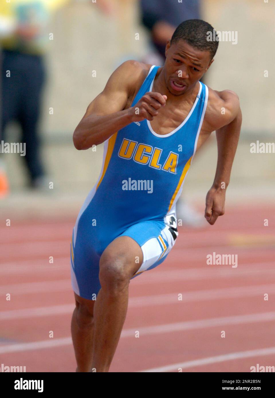 Craig Everhart of UCLA wins University/Open heat of the men's 400 ...