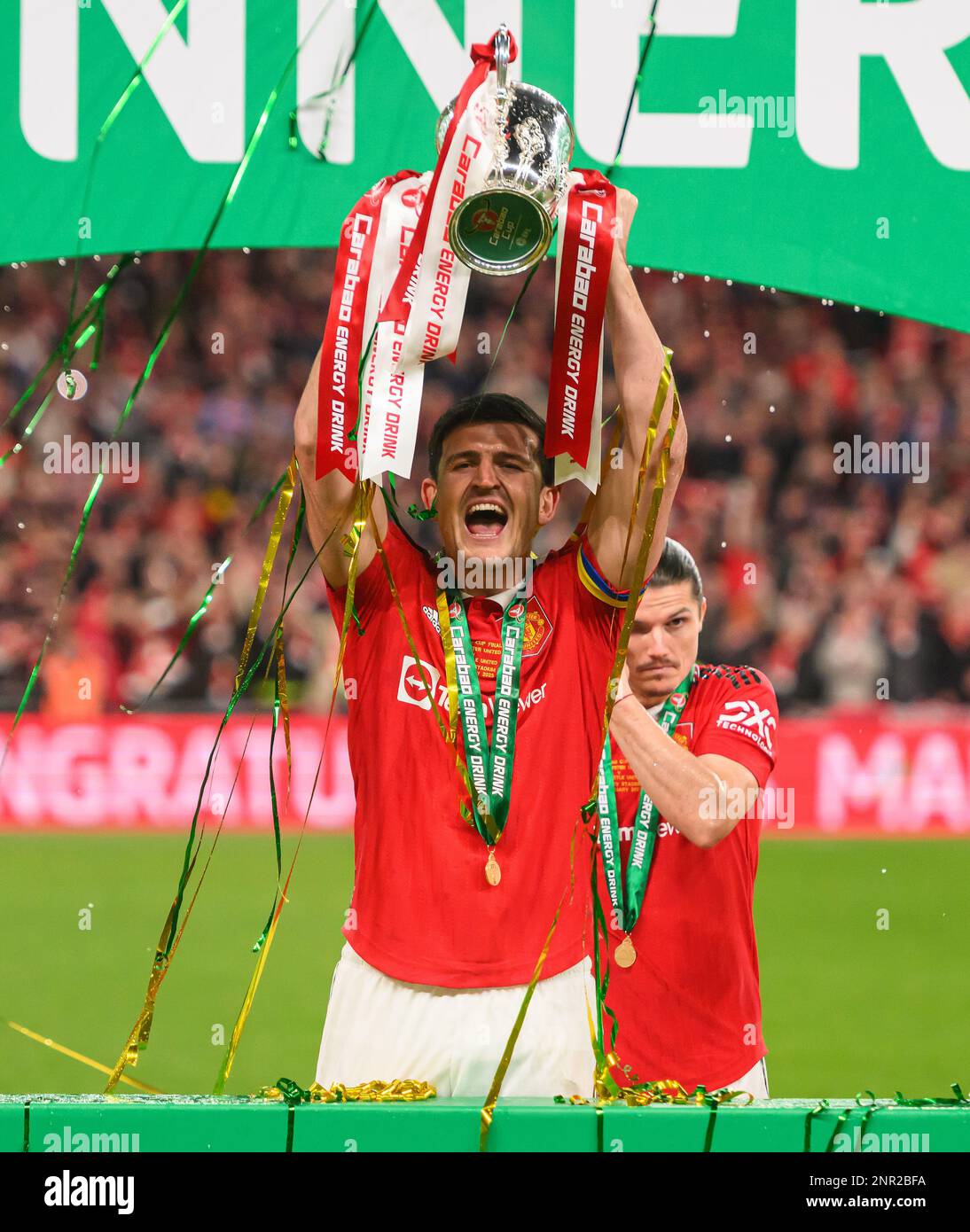 London, UK. 26th Feb, 2023. 26 Feb 2023 - Manchester United v Newcastle United - Carabao Cup ...