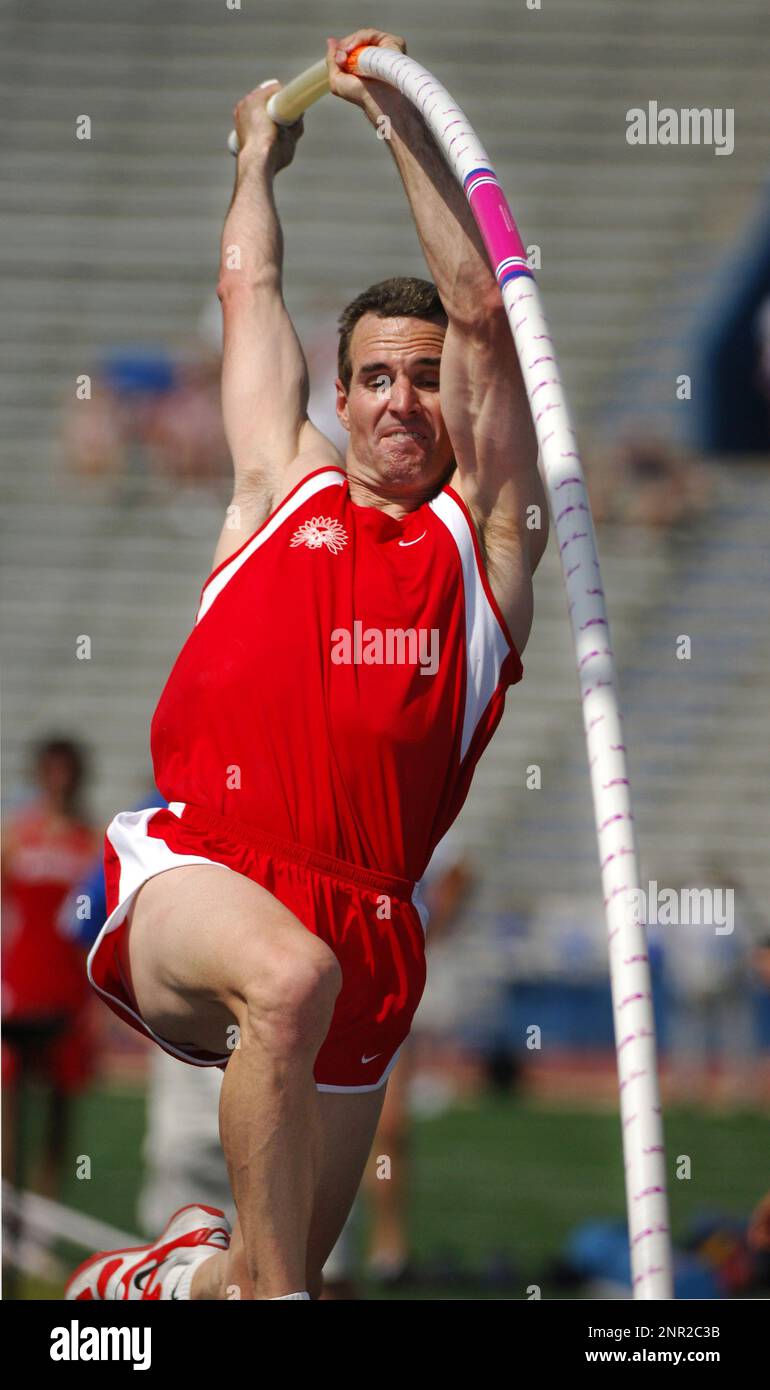 Pat Manson placed fourth in the pole vault at 18-0 1/2 (5.50m) in the ...