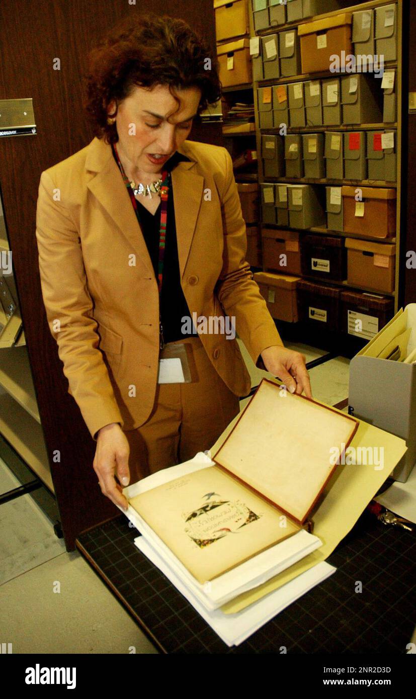 Sandra Berman, archivist at the William Breman Jewish Heritage Museum ...