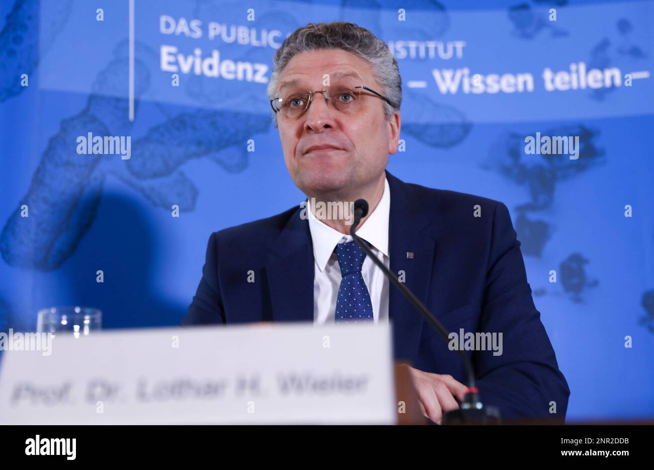Lothar H. Wieler, president of the Robert-Koch-Institute, addresses the ...