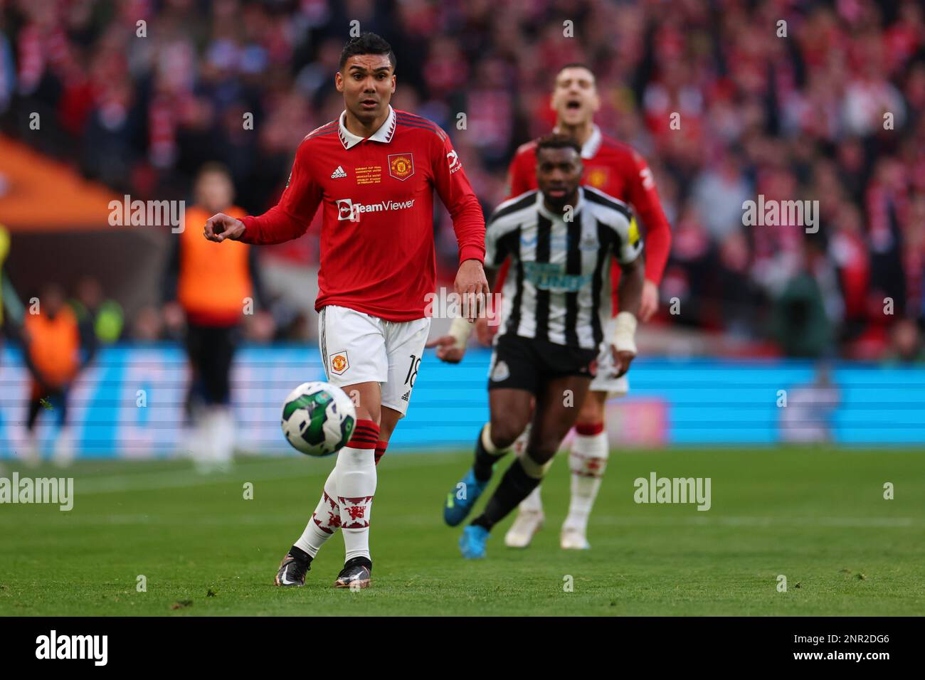 Carabao cup final 2023 casemiro hi-res stock photography and images - Alamy