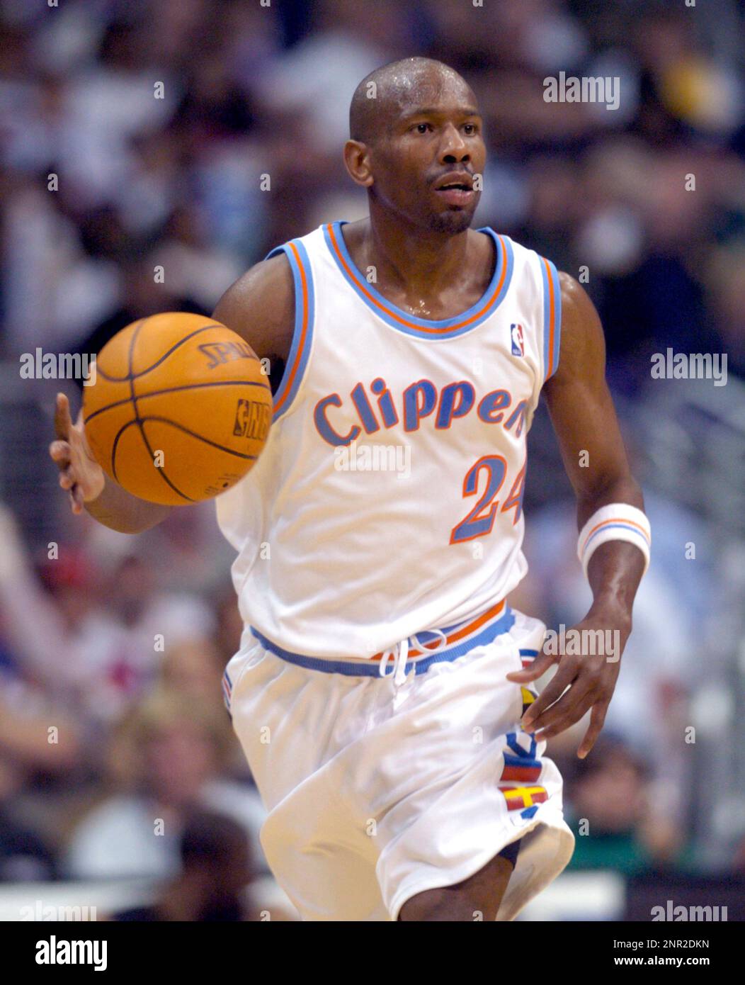 Doug Overton of the Los Angeles Clippers during 118-87 loss to the ...