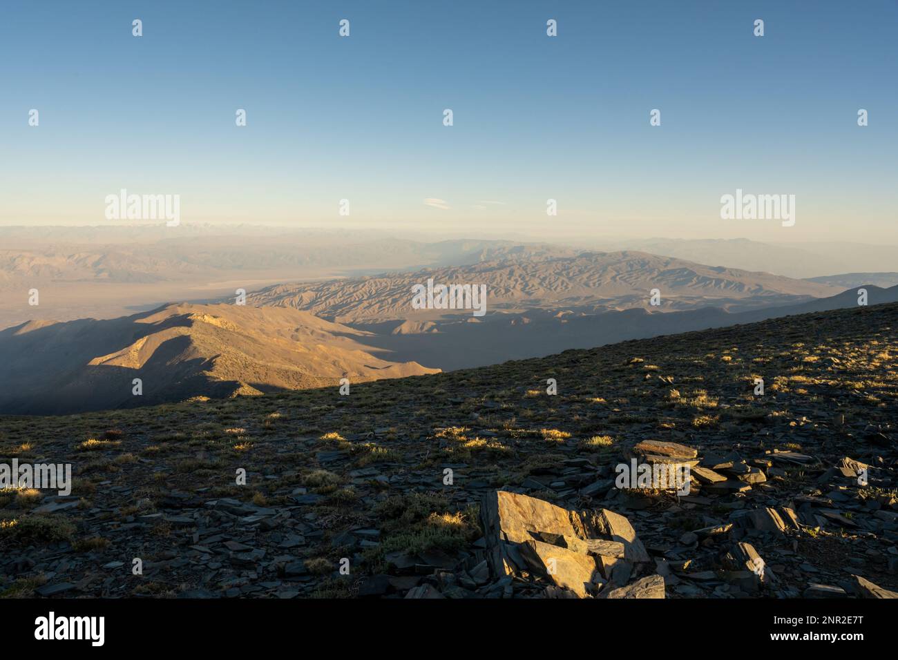 Sweeping View of The Western Side In Death Valley National Park Stock ...