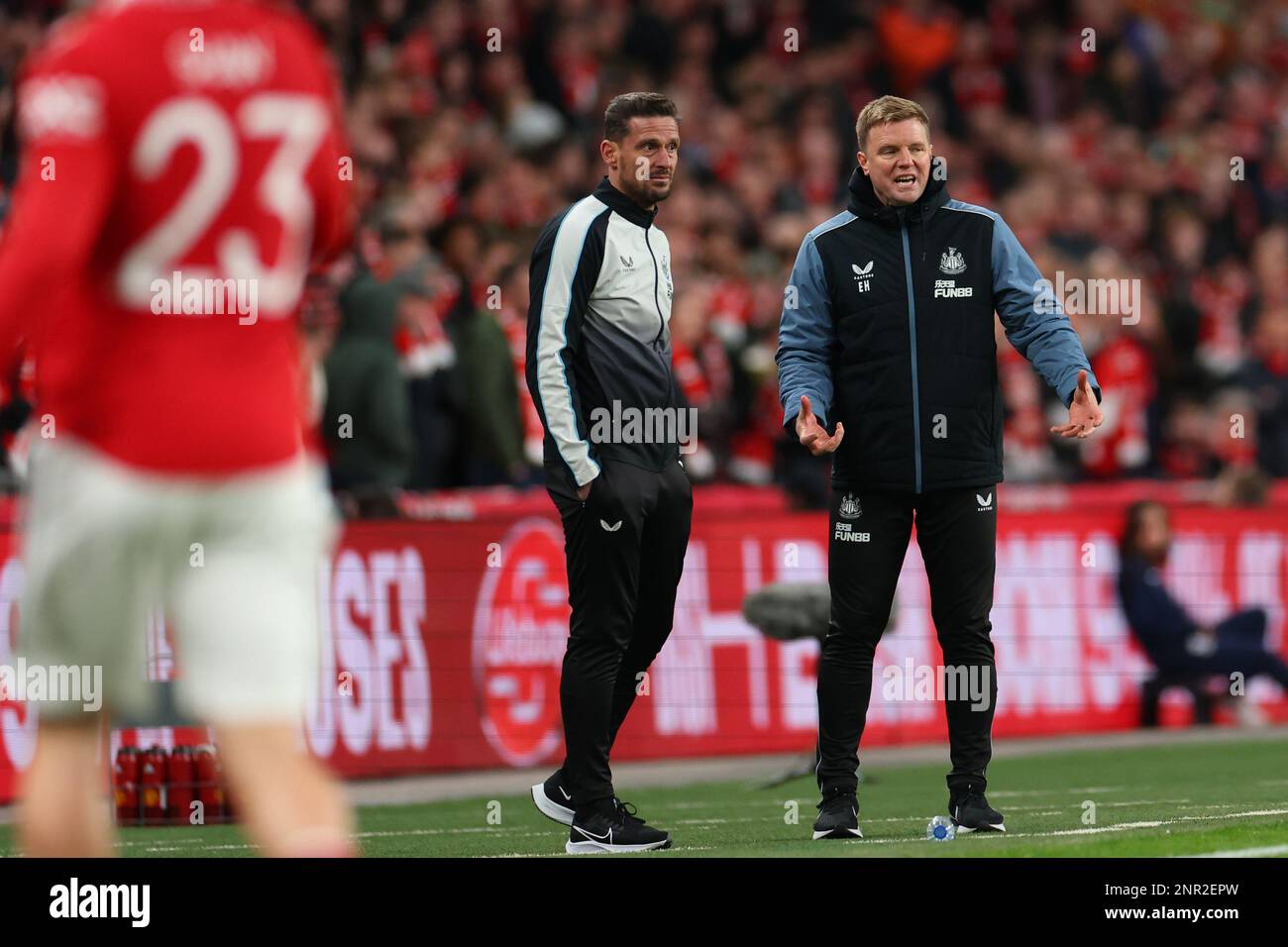 Wembley Stadium, London, UK. 26th Feb, 2023. Carabao League Cup Final Football, Manchester ...