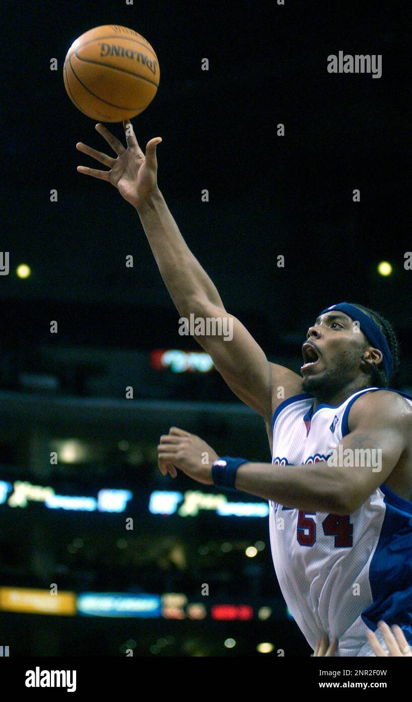 Chris Wilcox of the Los Angeles Clippers during 100-99 victory over the ...