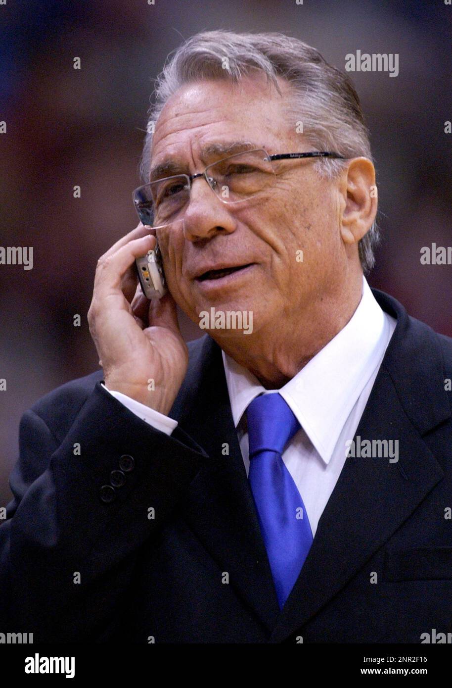 Los Angeles Clippers owner Donald Sterling aka Donald T. Sterling ...