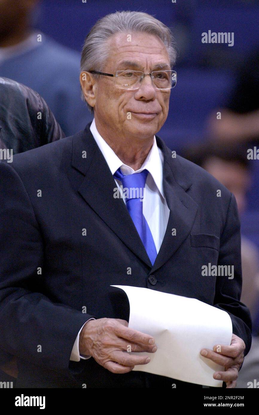 Los Angeles Clippers owner Donald Sterling aka Donald T. Sterling ...