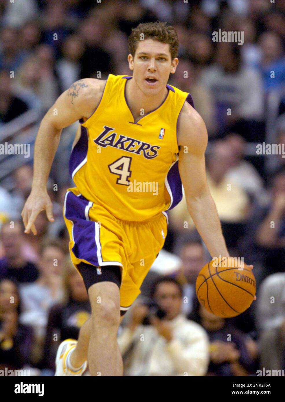 Luke Walton of the Los Angeles Lakers during 109-104 victory over the ...