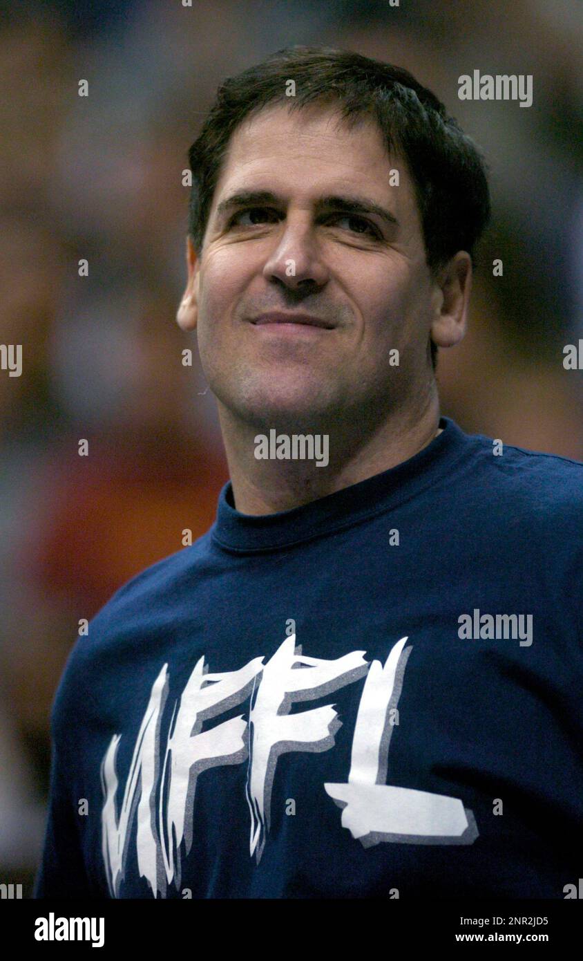 Dallas Mavericks owner Mark Cuban during 101-88 victory over the Los ...