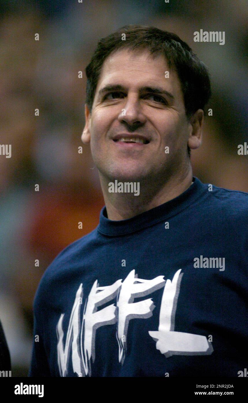 Dallas Mavericks owner Mark Cuban during 101-88 victory over the Los ...