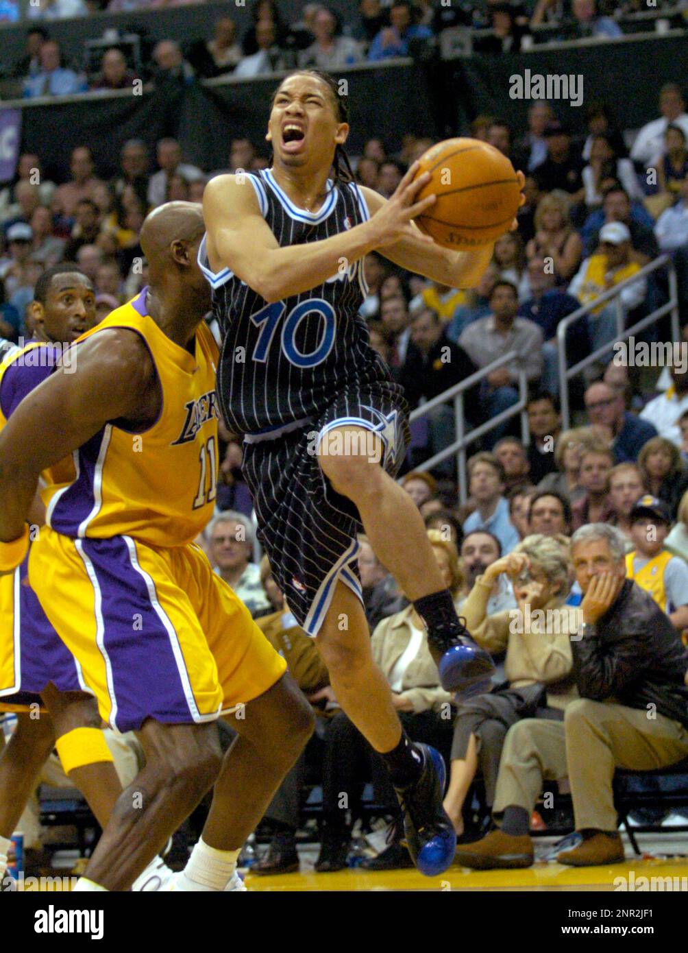 Tyronn Lue of the Orlando Magic during 113-110 overtime loss to the Los ...