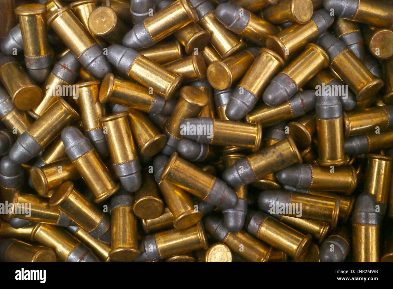 Stack of .22 Short, a variety of .22 caliber (5.6 mm) rimfire ...