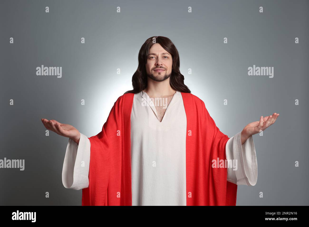 Smiling Jesus With Outstretched Arms