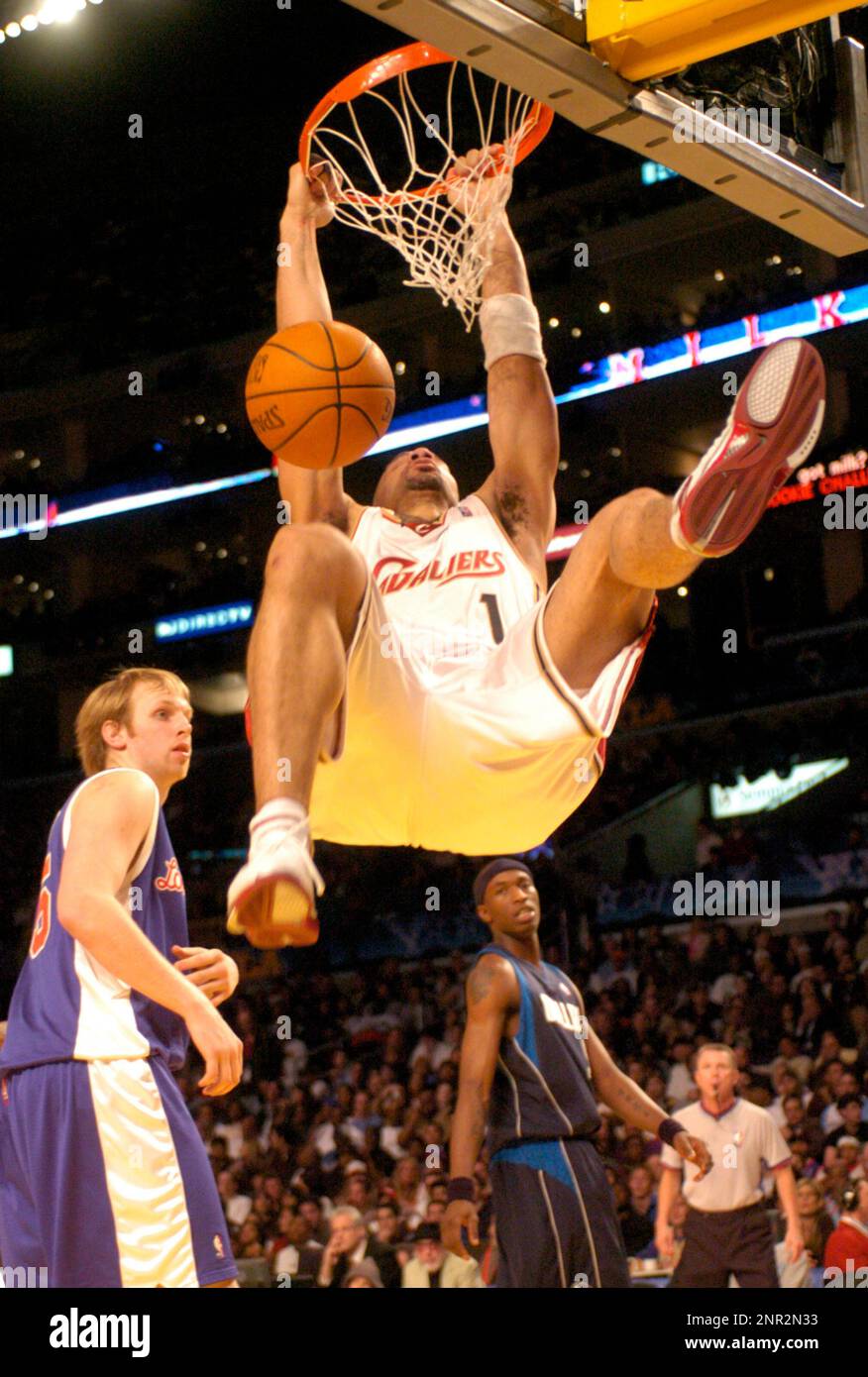 Carlos Boozer of the Cleveland Cavaliers during the NBA All-Star Game ...