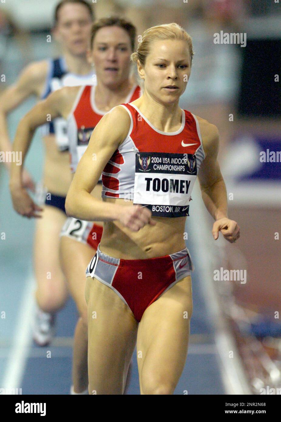 Jen Toomey wins the women's 1,500 meters in 4:09.84 in the USA Track ...