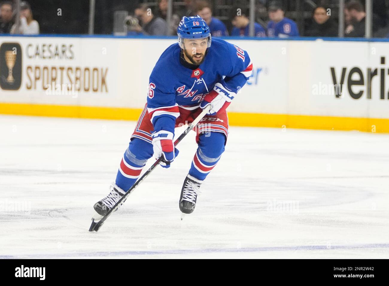 New York Rangers' Vincent Trocheck (16) during the second period of an ...