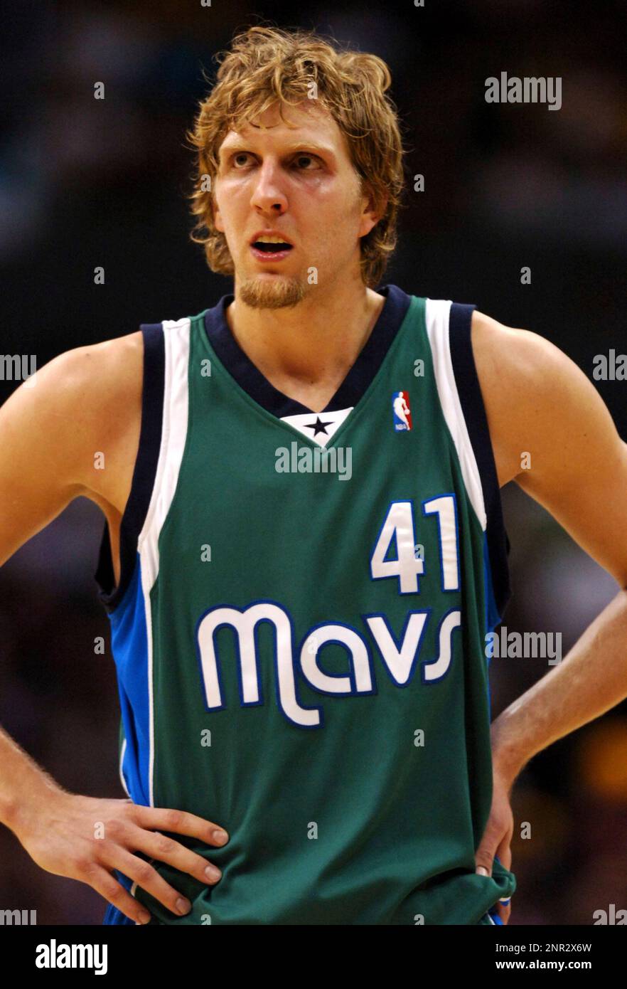 Dirk Nowitzki of the Dallas Mavericks (41) during 112-90 loss to the ...