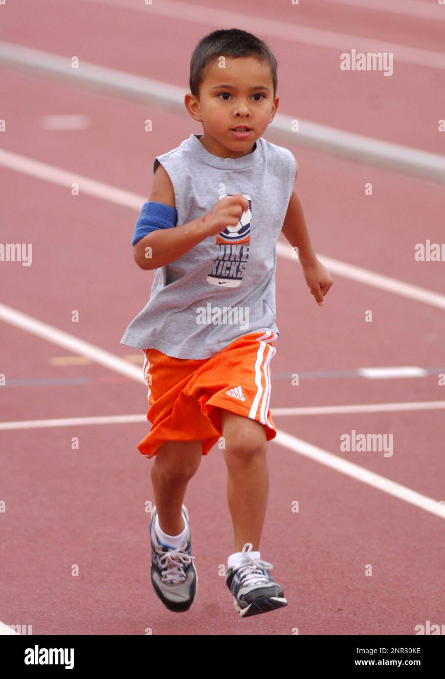 Youth boys sprint race at the USA Track & Field Championships at ...