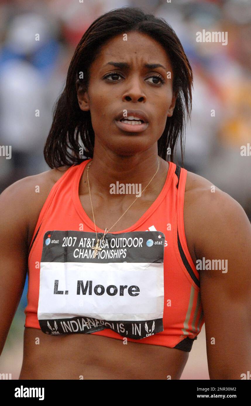LaShaunte'a Moore was fourth in the women's 200 meters in 22.58 in the ...