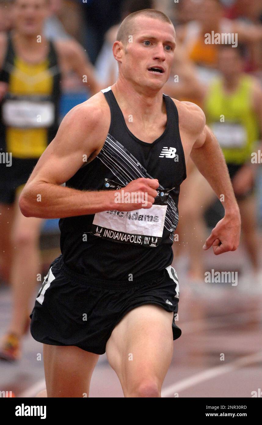 Joshua McAdams wins the steeplechase in 8:24.46 in the steeplechase in ...