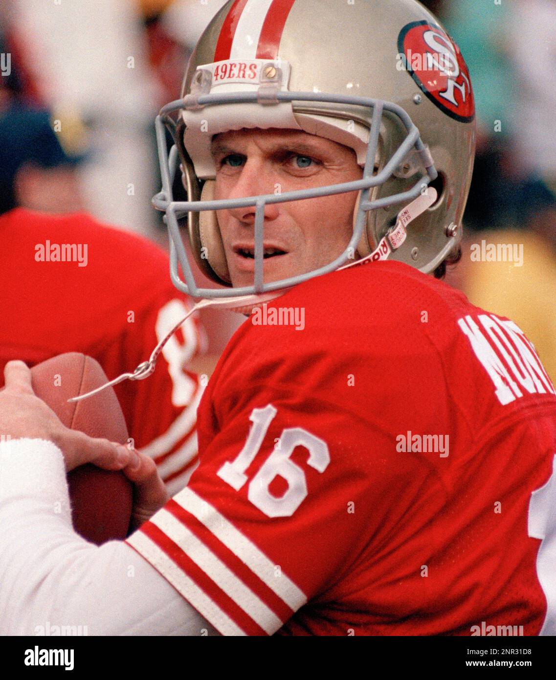 San Francisco 49ers quarterback Joe Montana during play against the Los ...