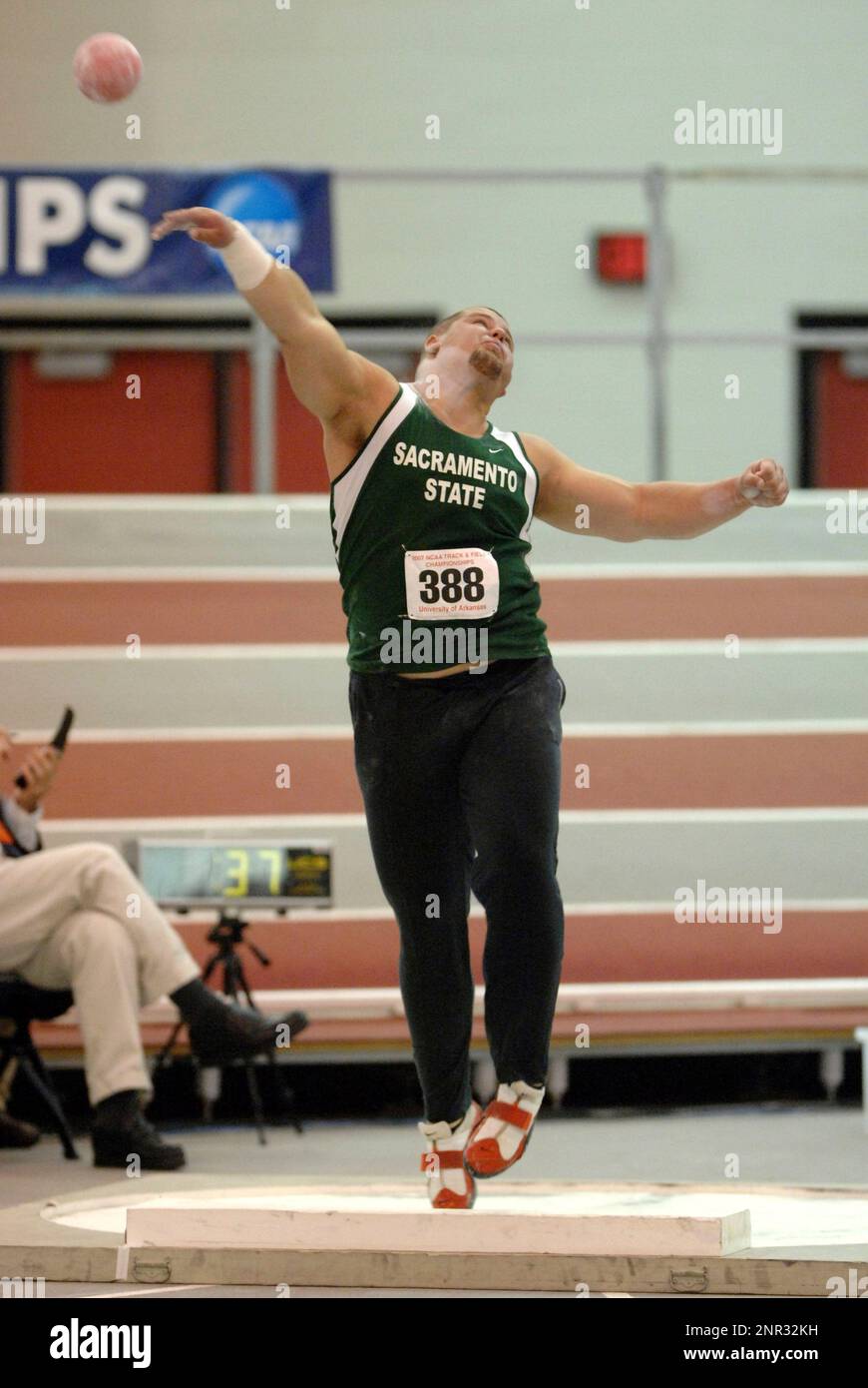 Dave Nichols of Sacramento State was 10th in the shot put at 61-5 3/4 ...