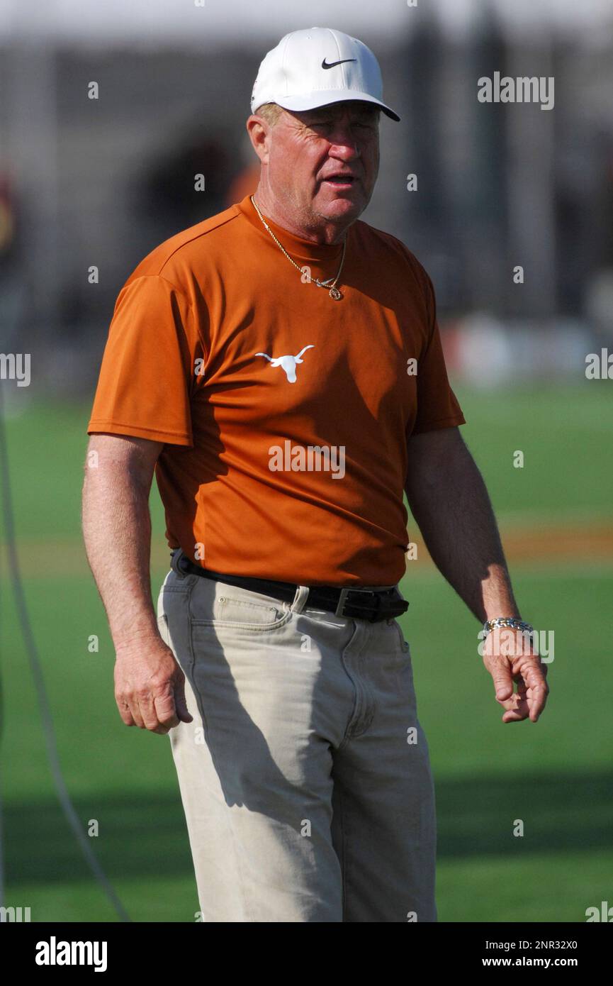 University of Texas men's coach Bubba Thornton at the 80th Clyde ...