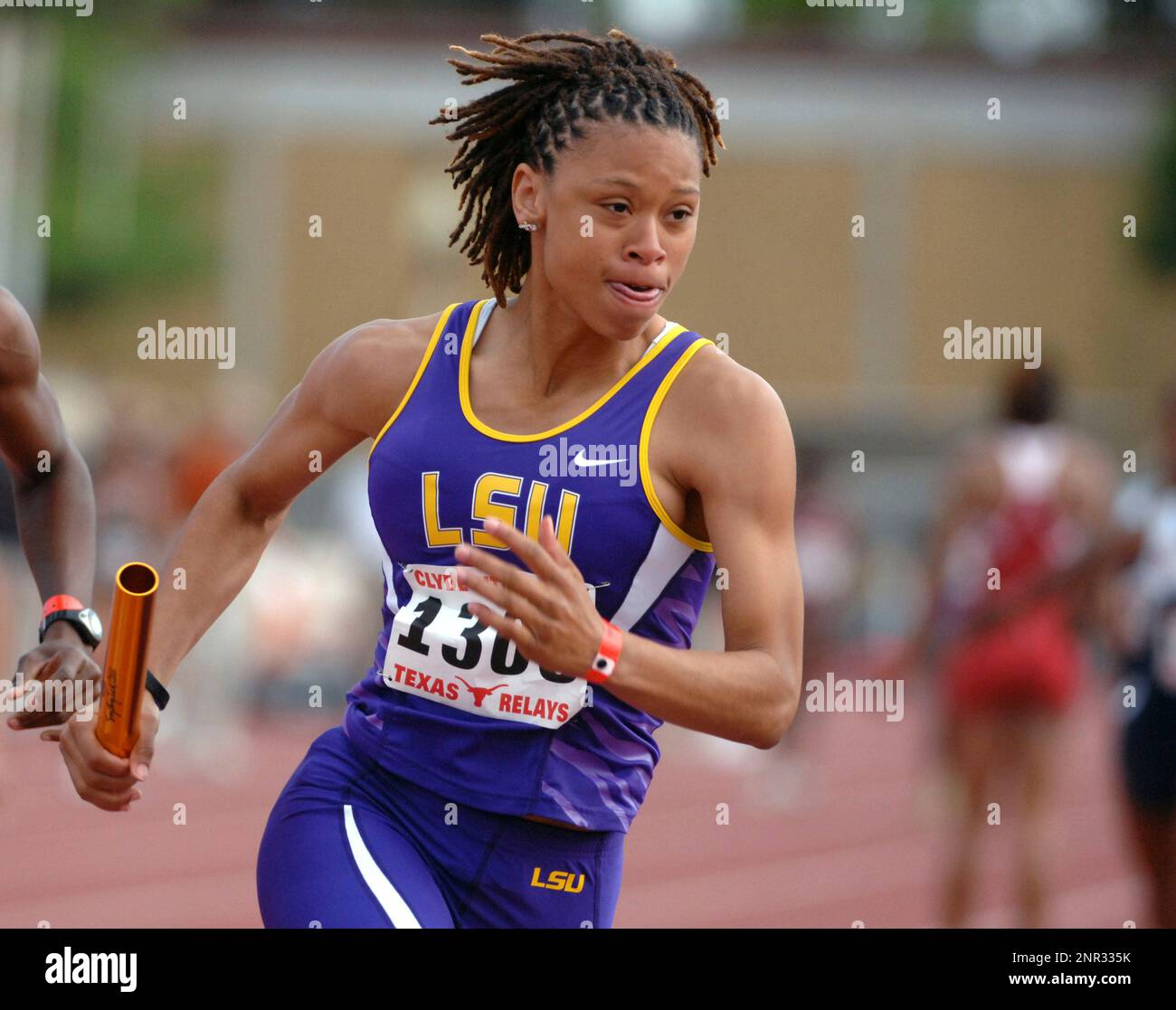 Brooklyn Morris runs third leg of LSU women heat-winning 4 x 100-meter ...