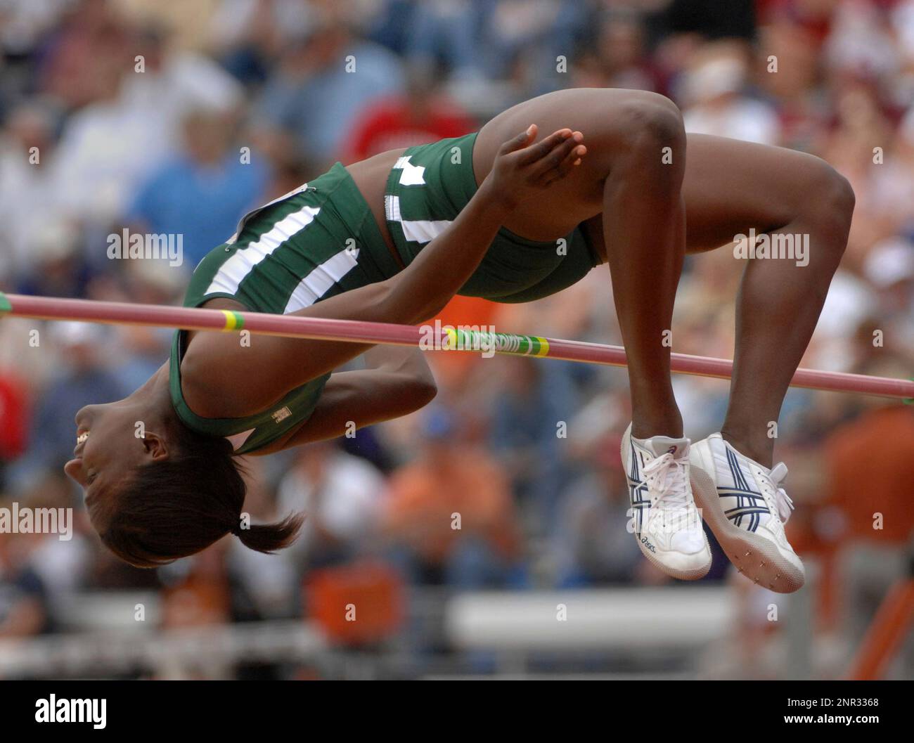 Sharon Day of Cal Poly San Luis Obispo was second in the women's high ...