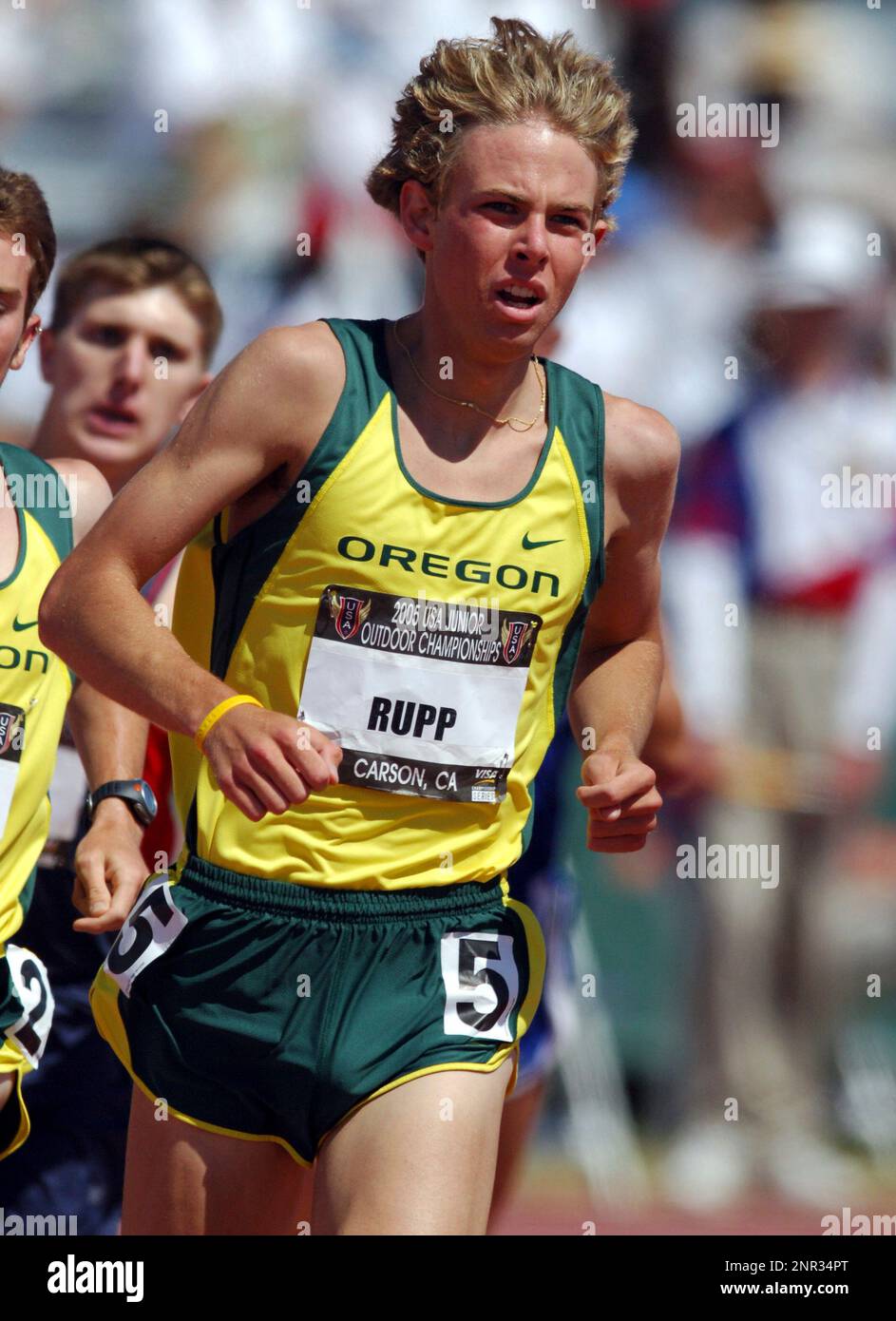 Galen Rupp of Oregon wins Junior 1,500-meter heat in 3:56.89 in the USA ...