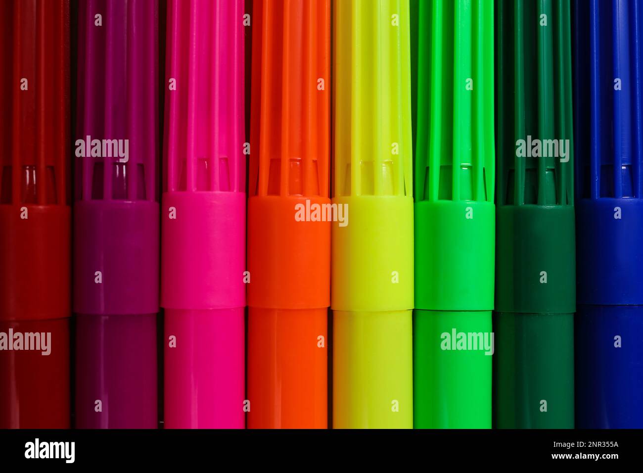 Set of felt tip pens as background, closeup Stock Photo - Alamy