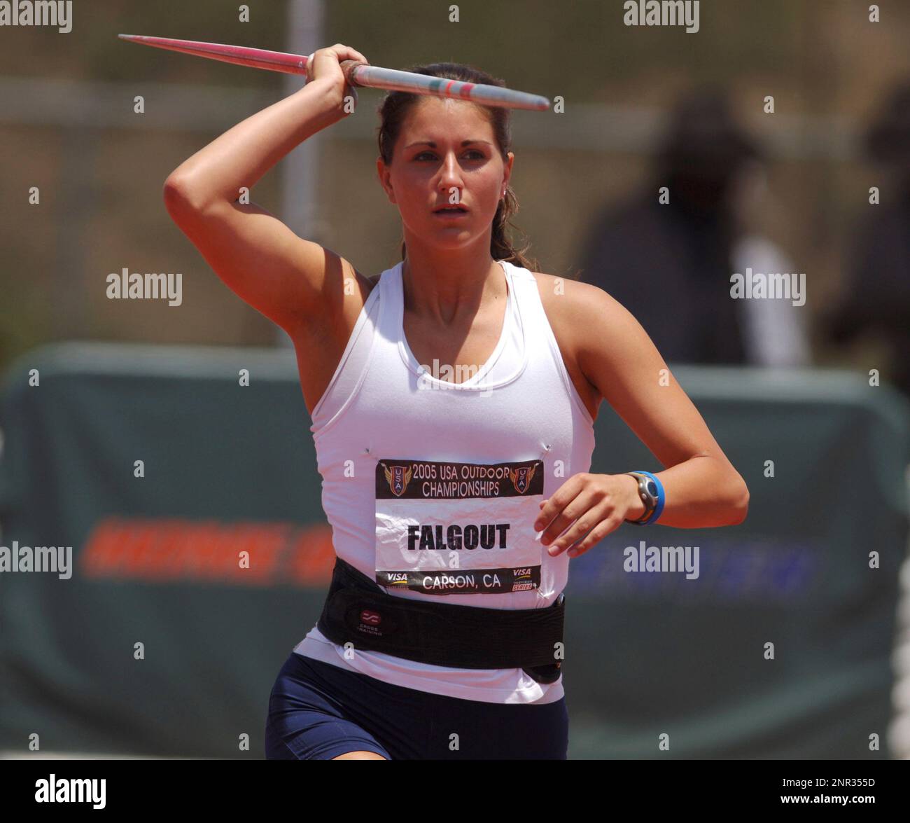 Neely Falgout was seventh in the women's javelin at 164-6 (50.13m) in ...