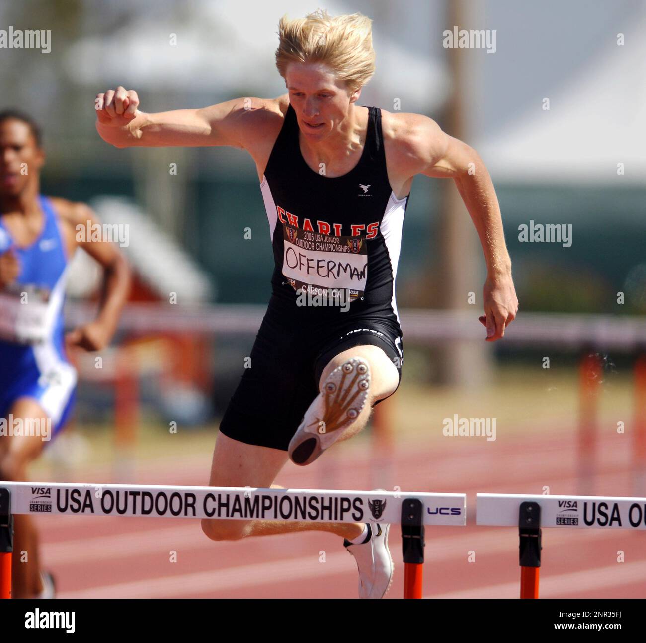 Greg Offerman wins Junior 400-meter hurdle heat in 52.09 in the USA ...