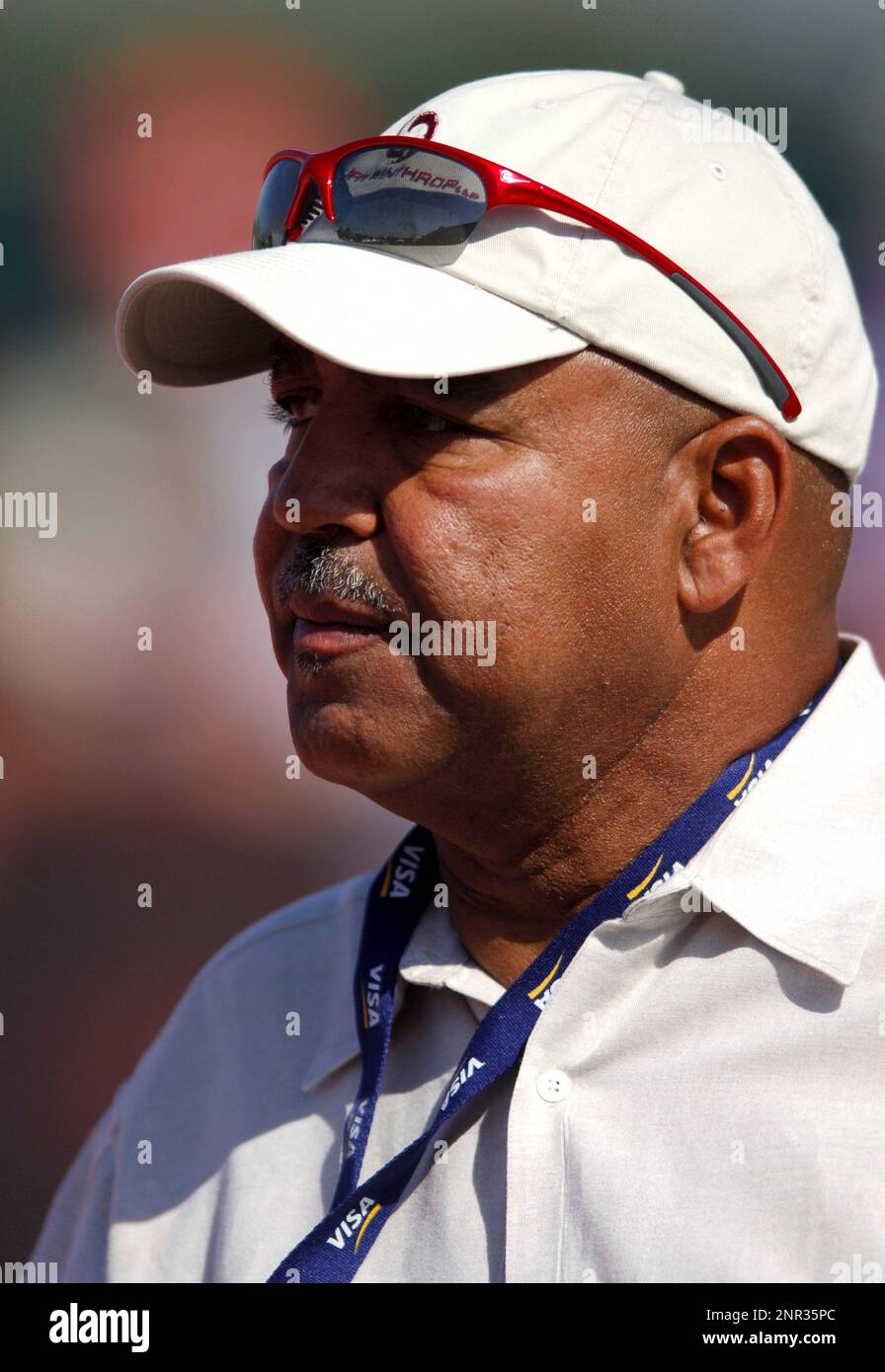 South Carolina coach Curtis Frye watches women's 400-meter heats during ...