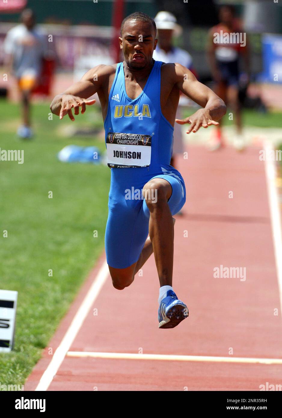 Michael Johnson of UCLA was 10th in the Junior triple jump in a wind ...