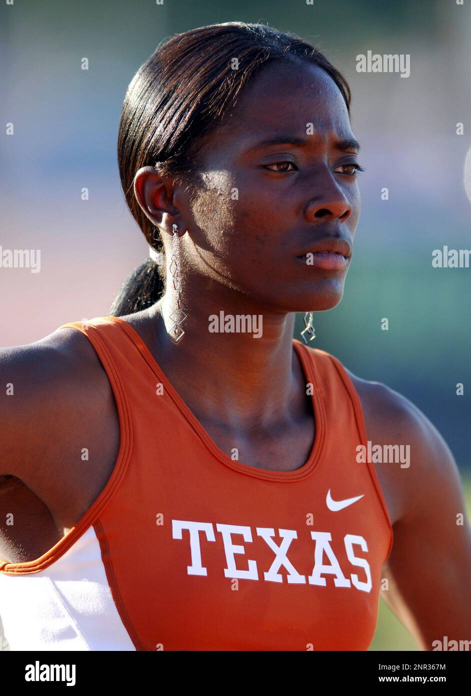 Ashlee Williams ran the opening leg of victorious Texas women's 400-meter relay that timed 42.87 ...