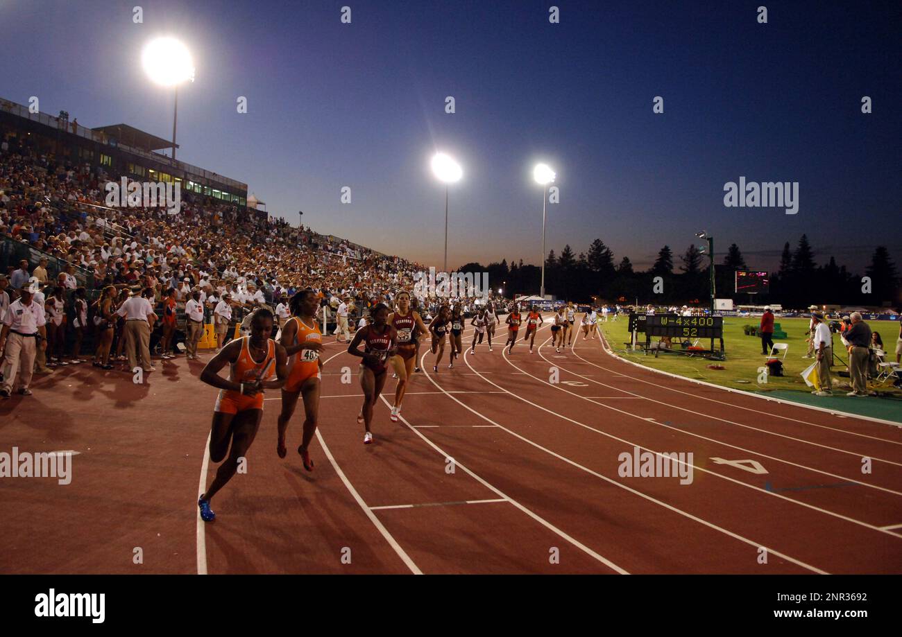 General view of Sacramento State's Hornet Stadium during women's 1,600 ...