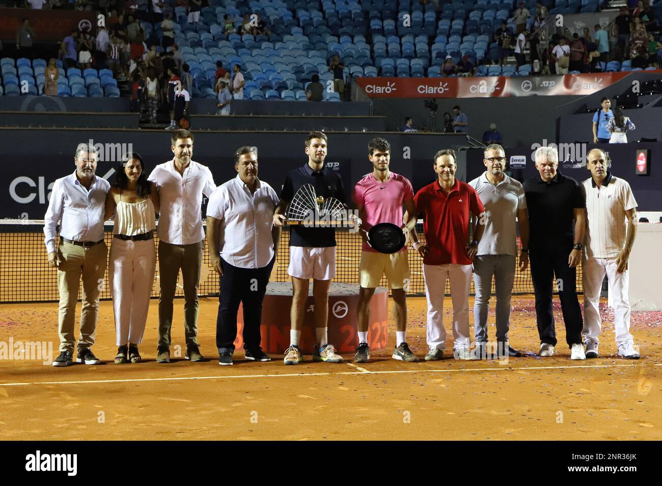 Rio de Janeiro, Brazil, 26th Feb, 2023. Jockey Club Brasileiro, ATP 500 ...