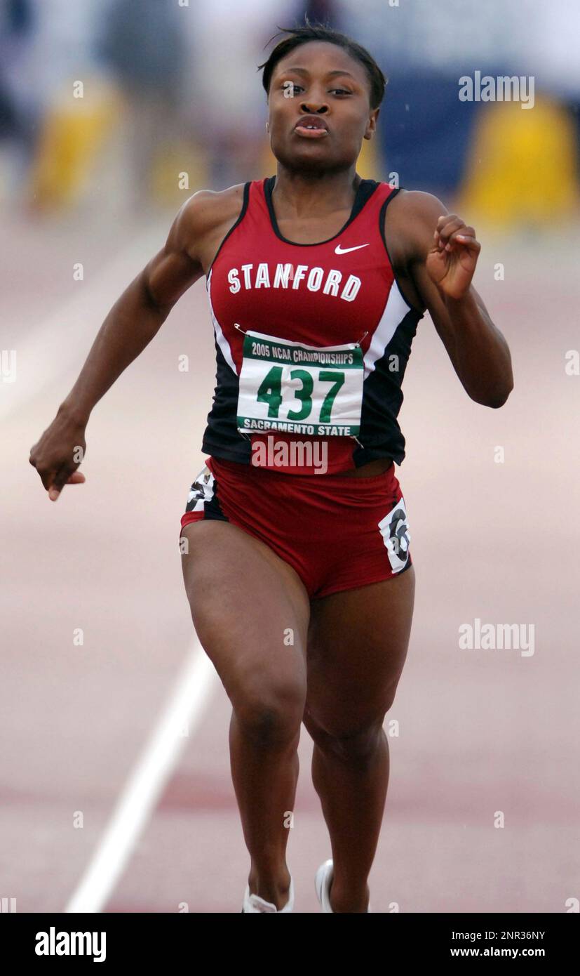 Janice Davis of Stanford placed fifth in first-round heat of women's ...