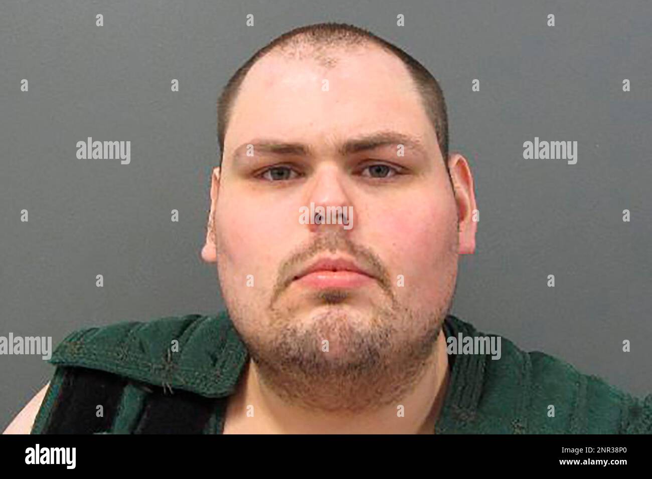 This April 17, 2020 photo provided by Clay County (Minn.) Jail, shows ...