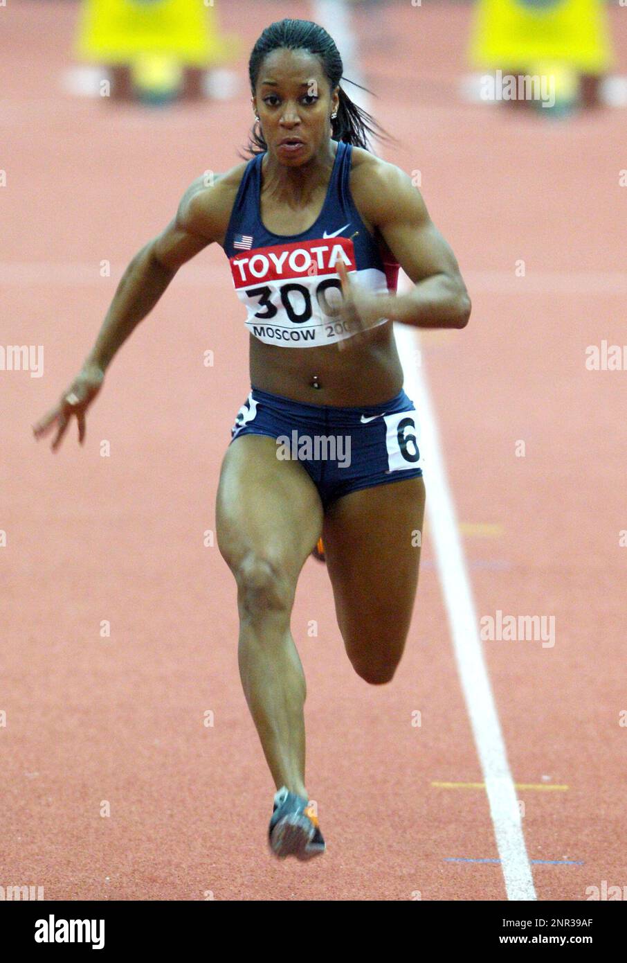 Me'Lisa Barber of the United States wins women's 60-meter semfinal in 7 ...