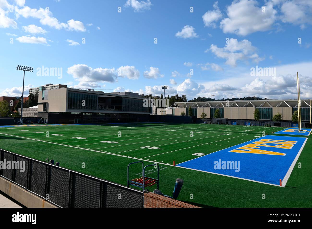 General overall view of the Wasserman Football Center and Spaulding ...